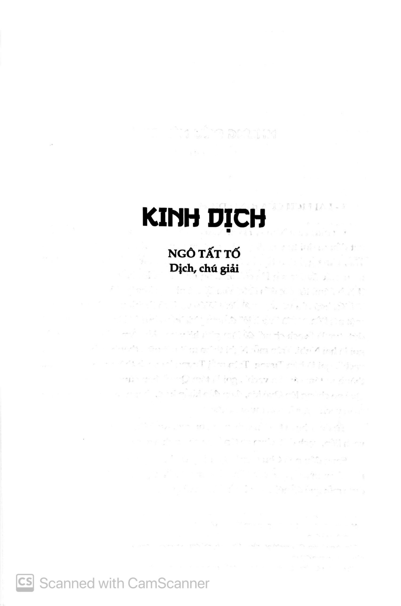 Kinh Dịch (Trọn Bộ) PDF – Sách Kinh Dịch Cổ Điển Hay Nhất Mọi Thời Đại