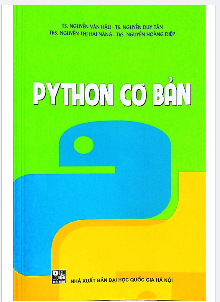Giáo Trình Python Tiếng Việt Full PDF – Tự Học Python Từ A Đến Z